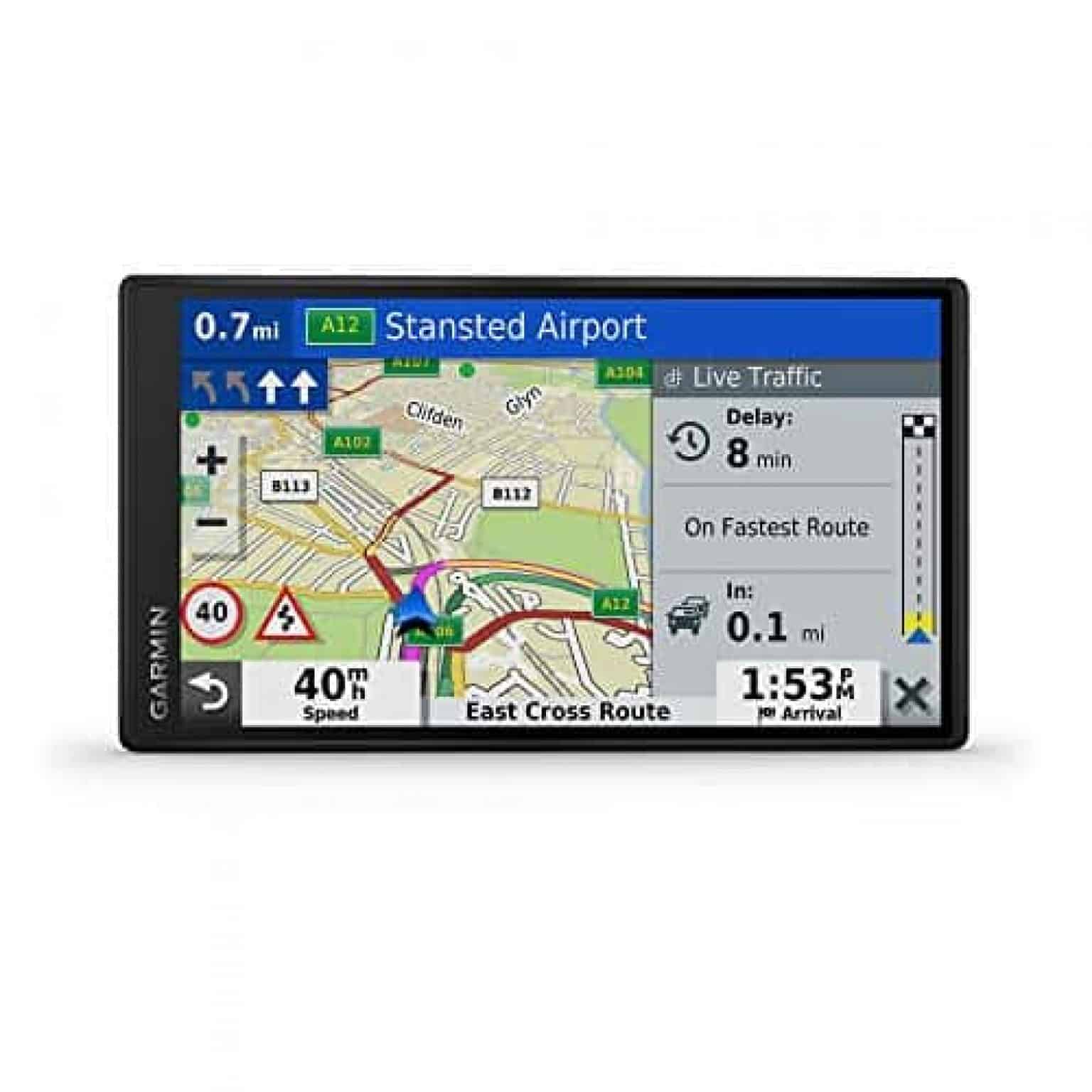 Garmin DriveSmart 55 MT-D 5.5 Inch Sat Nav with Edge to Edge Display ...